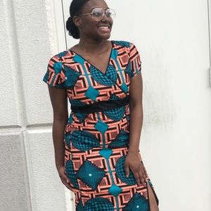 veroex | Dresses | African Ankara Women Fitted Dress | Poshmark